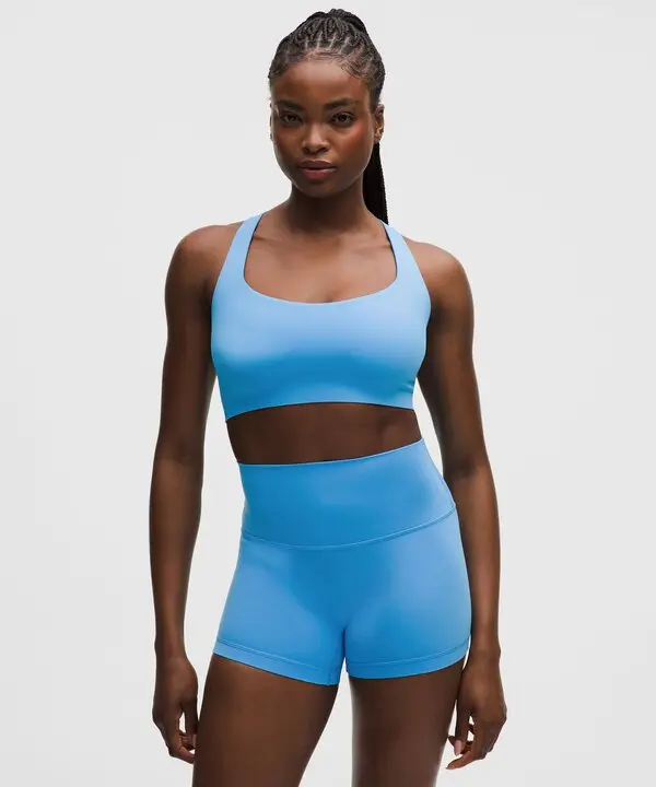 Lululemon Flexyflex Strappy Yoga Bra - Ocean Wave