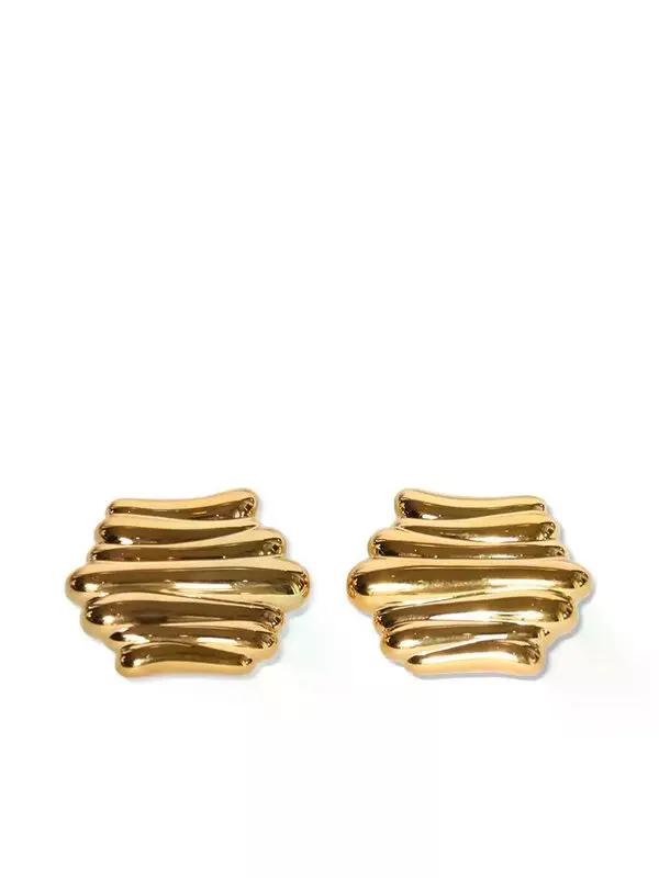 Khaite Crema Earrings - Gold