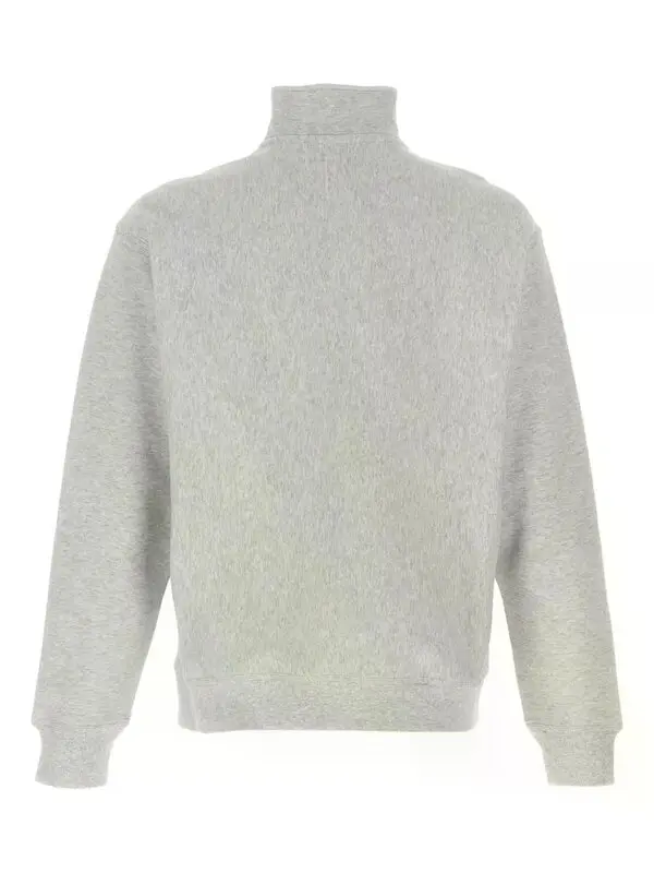 Carhartt Work In Progress American Script Half-zip Sweatshirt - Grey