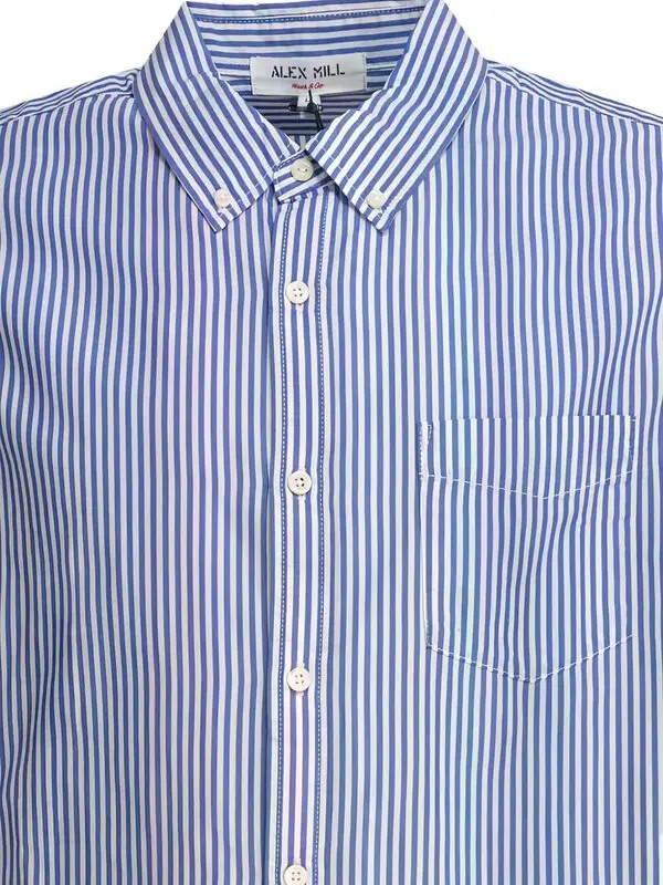 ALEX MILL Striped Cotton Shirt