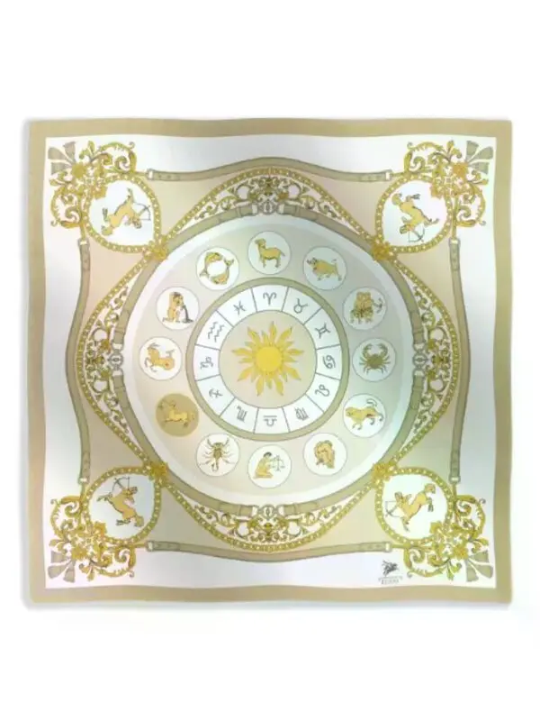 ELIOS Sagittarius Silk Scarf - Neutrals