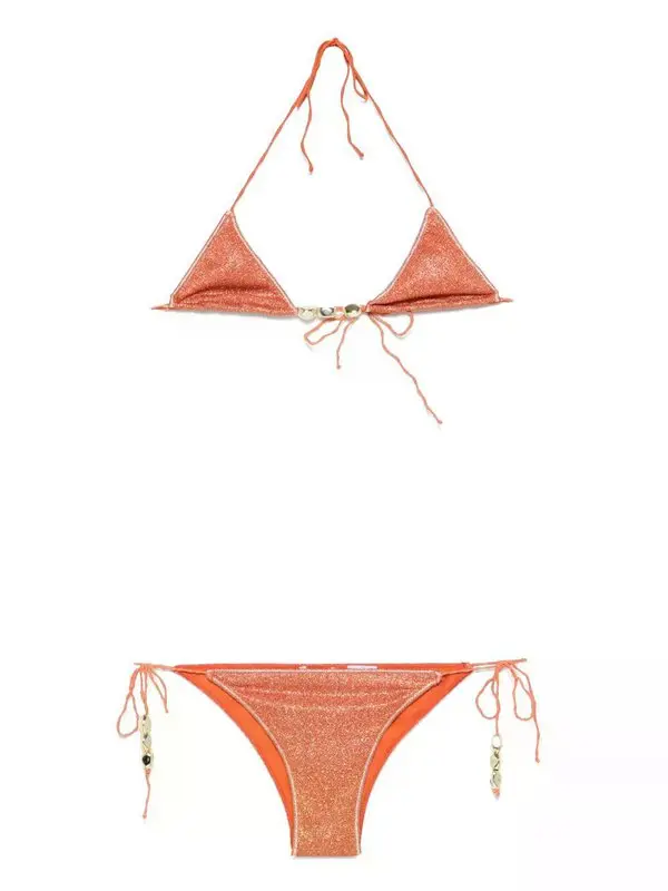 Oseree Glazed Lumière Bikini Set - Orange