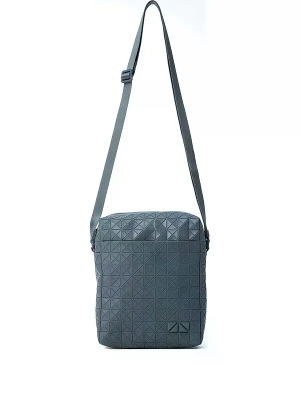 Issey Miyake Voyager Triangular-tile Messenger Bag - Grey