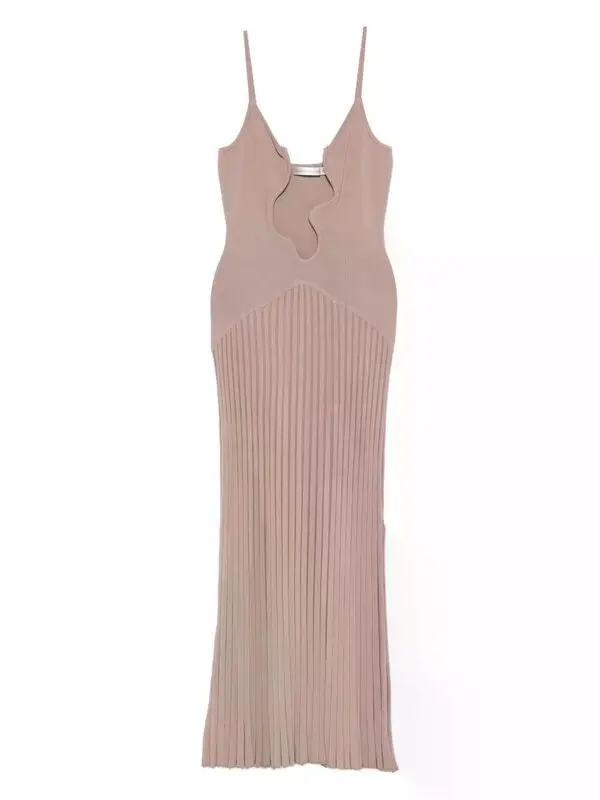 Christopher Esber Salacia Wire Sunray Dress - Brown