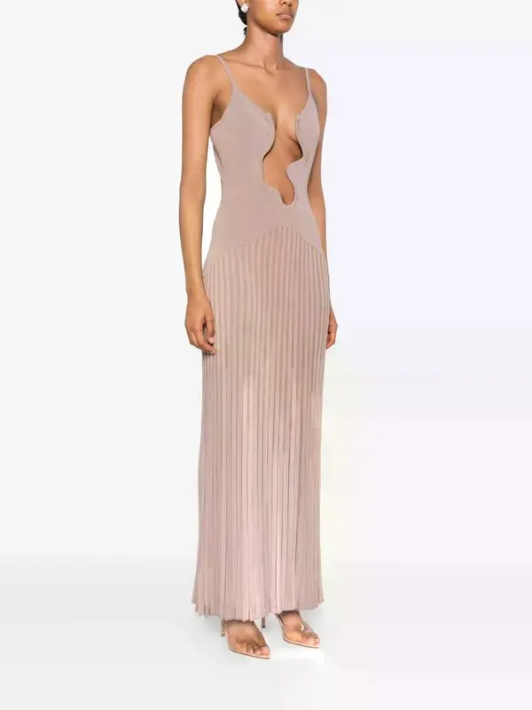 Christopher Esber Salacia Wire Sunray Dress - Brown