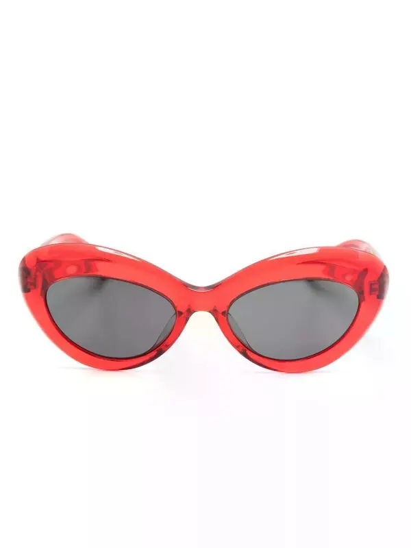 Oliver Spencer X Khaite 1968c Cat-eye Sunglasses - Red