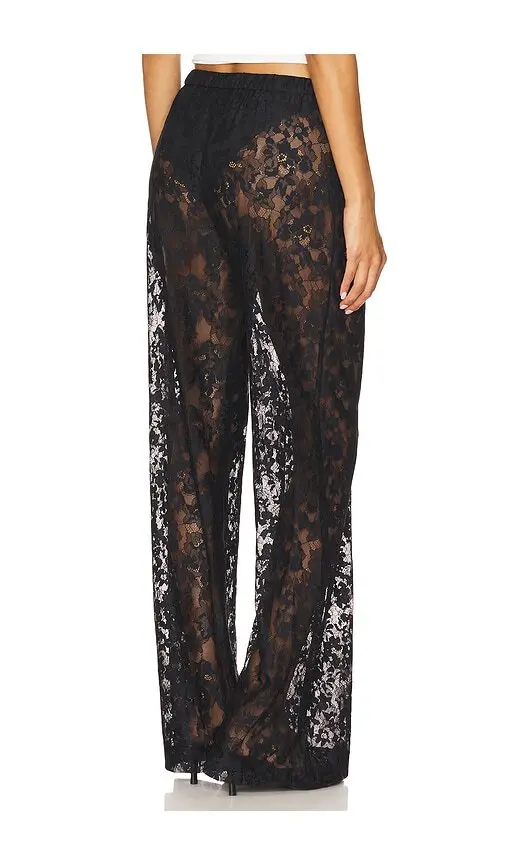 Amanda Uprichard X Mariko Lace Pants - Black