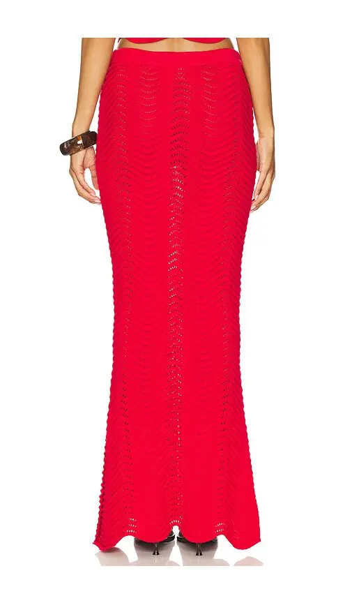 CIN CIN Soda Knit Maxi Skirt - Cherry