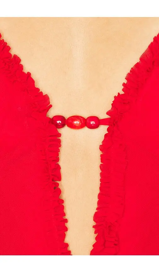 RUNAWAY THE LABEL Kiata Maxi Dress - Cherry