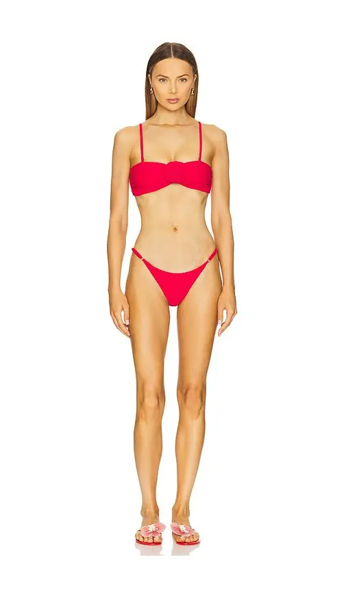 BOAMAR X Page Bikini Bottom - Red