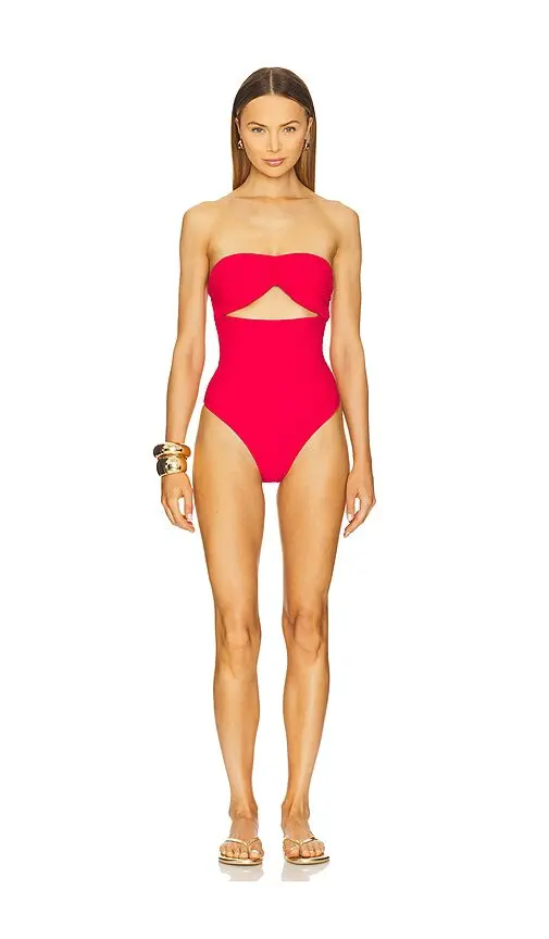 BOAMAR X Love One-piece Swimsuit - Red