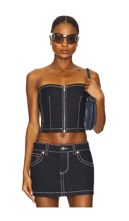 Abrand Denim Cameron Denim Bustier