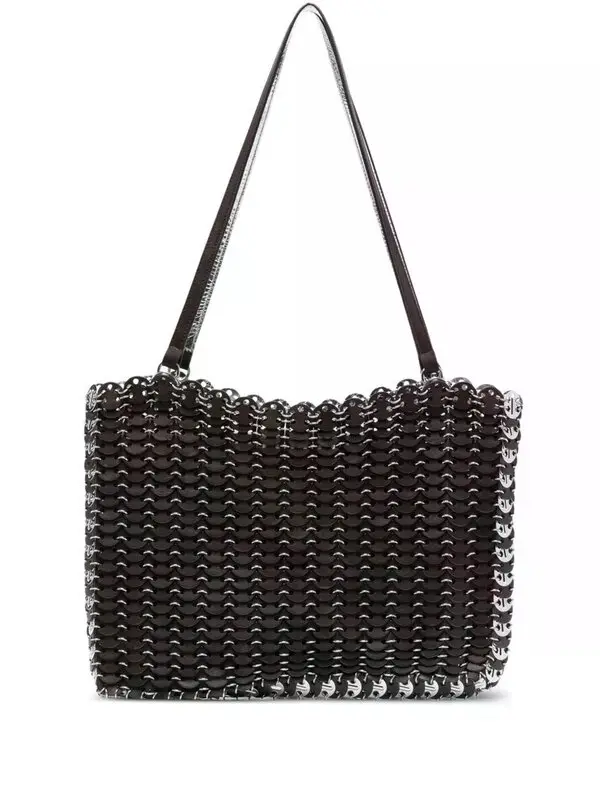 Rabanne Chain-link Leather Tote Bag