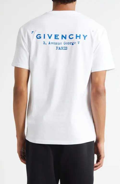 Givenchy Regular Fit Logo T-shirt - White