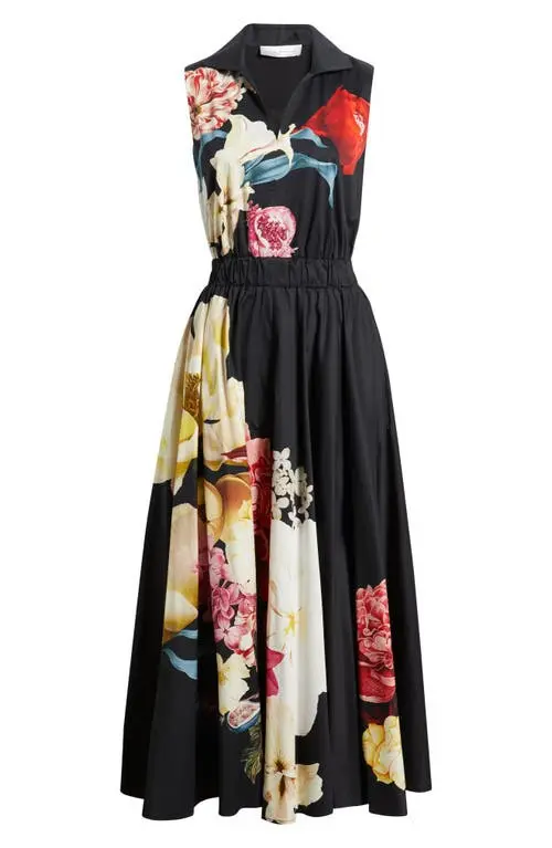 Elie Tahari Athena Floral Print Maxi Dress - Regent Floral Print |  Editorialist