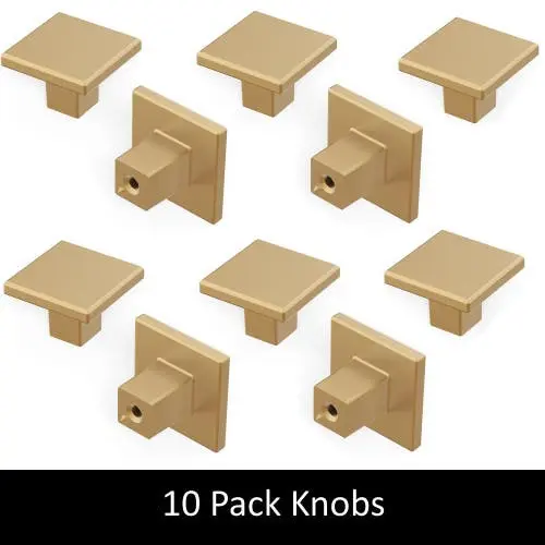 HERITAGE DESIGNS Tempo Collection Cabinet Knobs 10-pack
