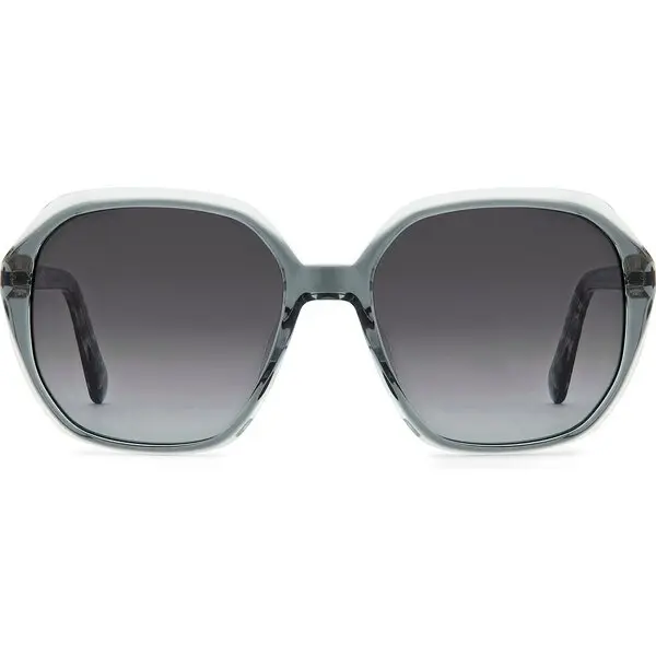 Fossil 54mm Gradient Octagon Sunglasses - Crystal Green