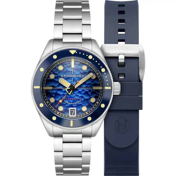 SPINNAKER Challenger Automatic Bracelet Watch - Blue