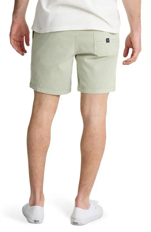 ROARK Made To Fade Stretch Cotton Drawstring Shorts - Wsg