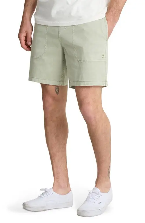ROARK Made To Fade Stretch Cotton Drawstring Shorts - Wsg