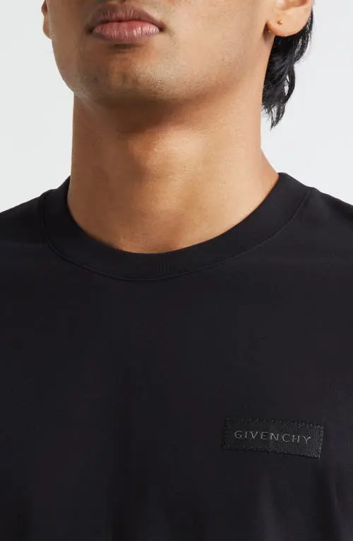 Givenchy Regular Fit Logo T-shirt - Black