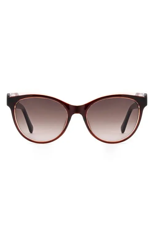 Fossil 53mm Cat Eye Sunglasses - Brown