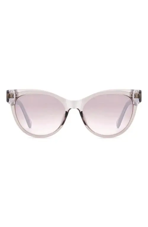 Fossil 53mm Cat Eye Sunglasses - Crystal Nude
