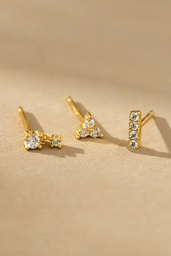 Baublebar Lottie 18k -plated Earring Set