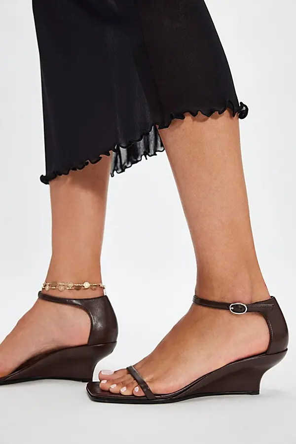 Jeffrey Campbell On The Low Mini Wedges - Brown