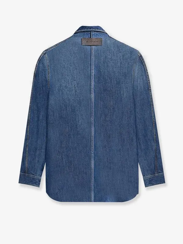 Givenchy Overshirt Denim Shirt - Blue