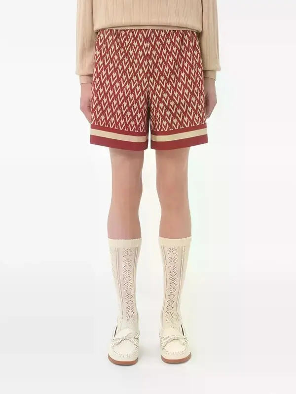 Valentino Garavani All-over V-print Bermuda Shorts