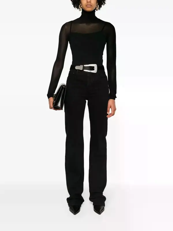 Saint Laurent High-rise Straight Jeans