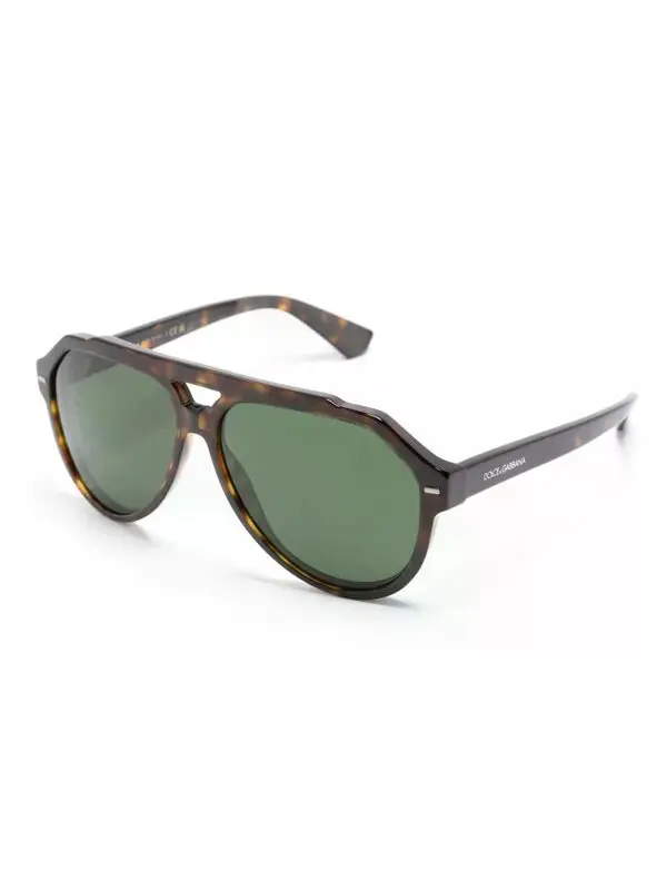Dolce & Gabbana Lusso Sartoriale Pilot-frame Sunglasses