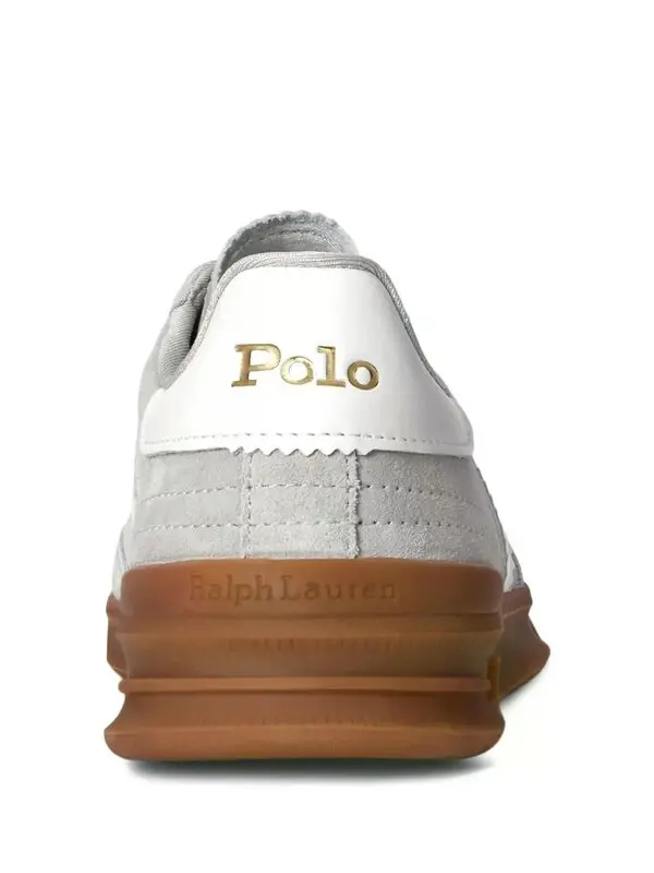 Polo Ralph Lauren Suede Paneled Lace-up Sneakers