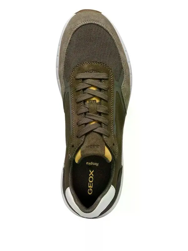 Geox Branthon Panelled Sneakers - Brown