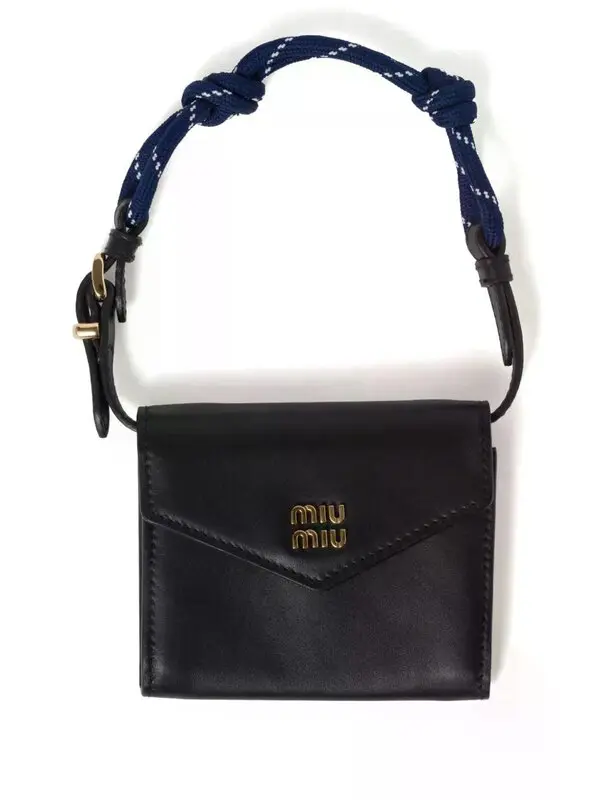 Miu Miu Leather Wallet - Black