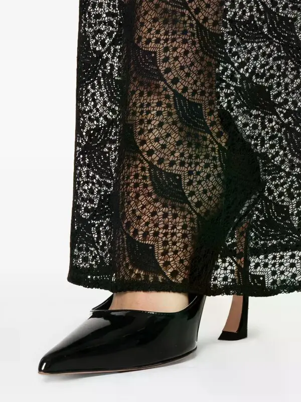 ATU BODY COUTURE Patterned Open-back Maxi Dress