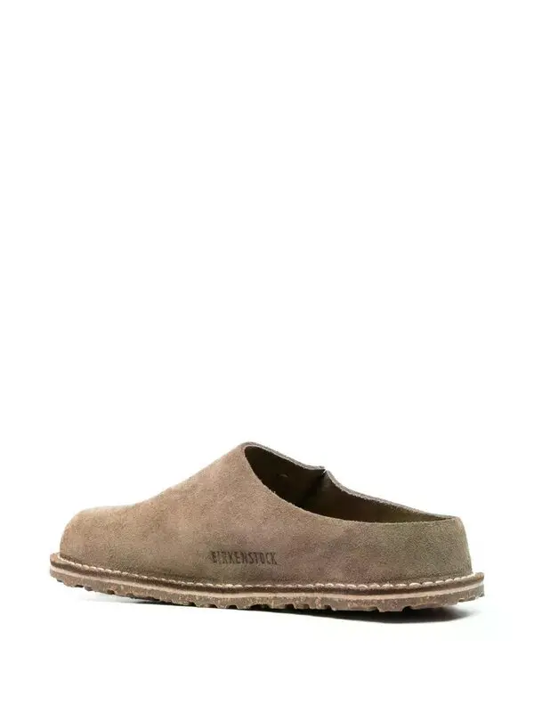 BIRKENSTOCK Zermatt Logo-debossed Suede Slippers