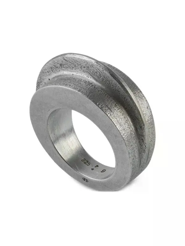 PARTS OF FOUR Foldform Crescent Ring - Silver