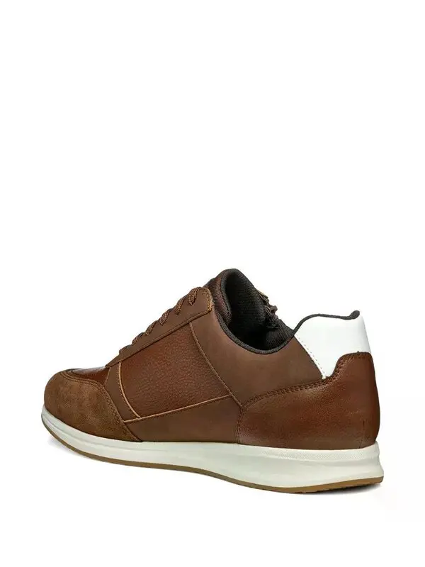 Geox Avery Leather Zip-detail Sneakers