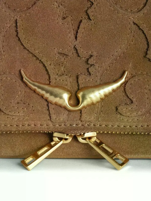Zadig&Voltaire Rock Clutch Bag - Brown