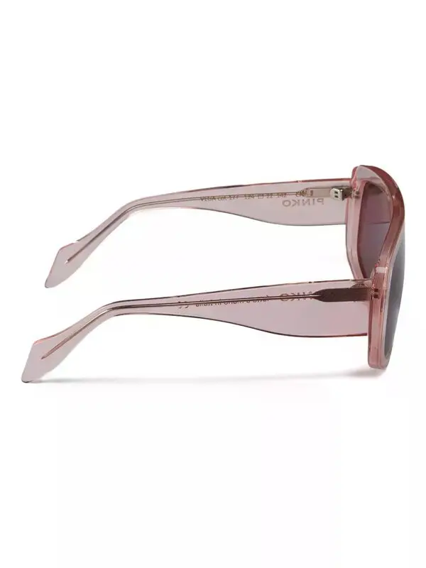 Pinko Oversized Shield Sunglasses - Pink