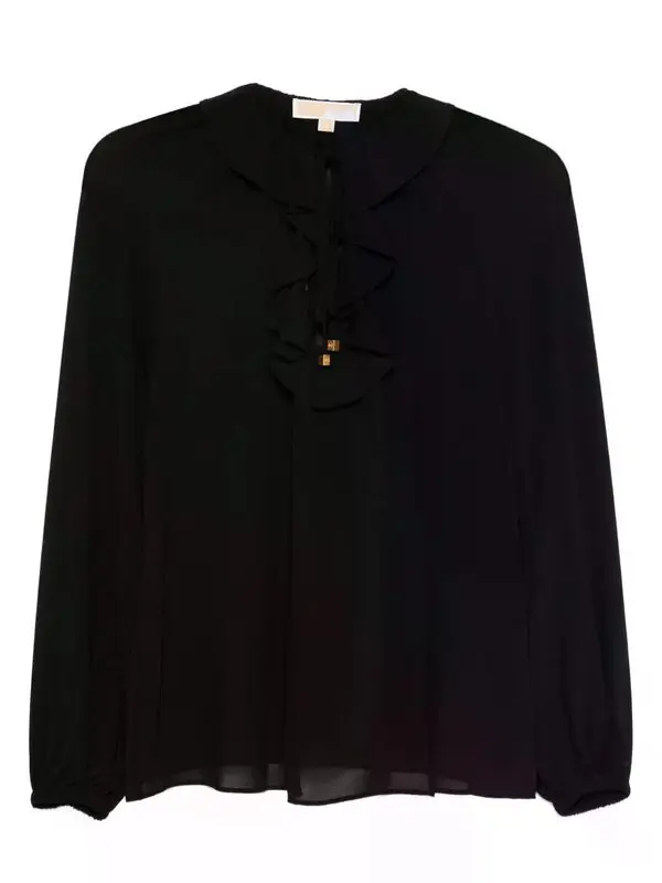 Michael Kors Ruffled-neck Blouse