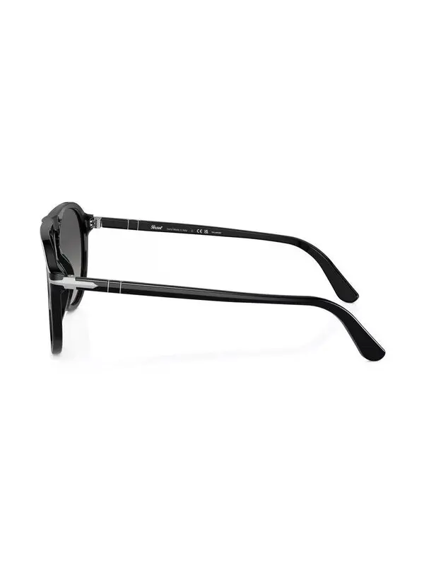 Persol Round-frame Tinted Sunglasses - Black