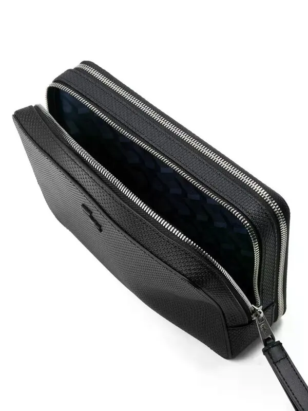 Lacoste Chantaco Leather Clutch Bag