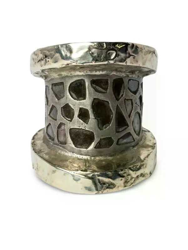 PARTS OF FOUR Chasm V2 Diamond Ring - Silver