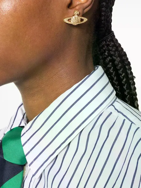 VIVIENNE WESTWOOD Mini Bas Relief Stud Earrings