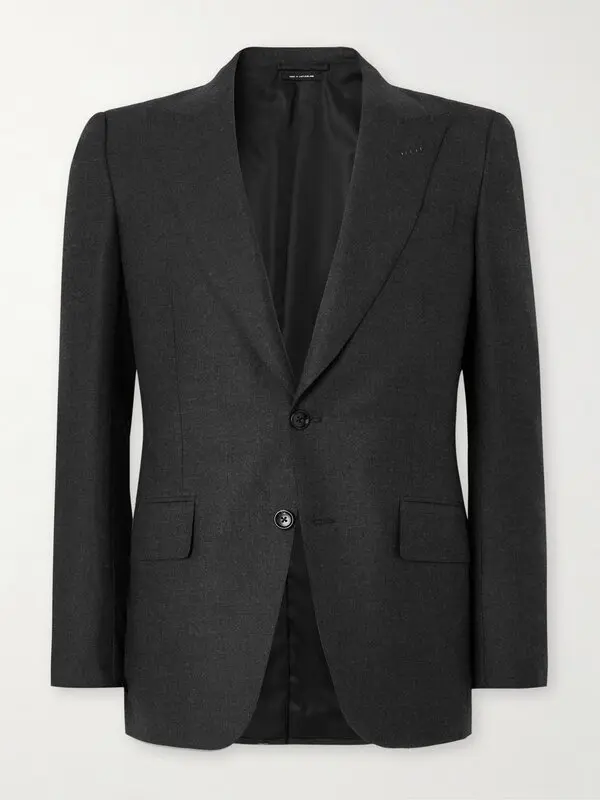TOM FORD Stretch-wool Flannel Suit Jacket
