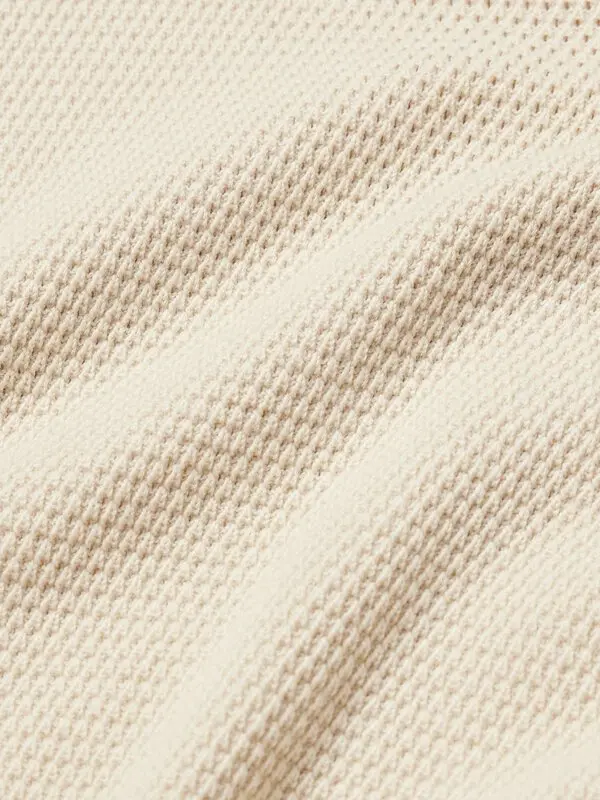 Sunspel Cotton-mesh Polo Shirt