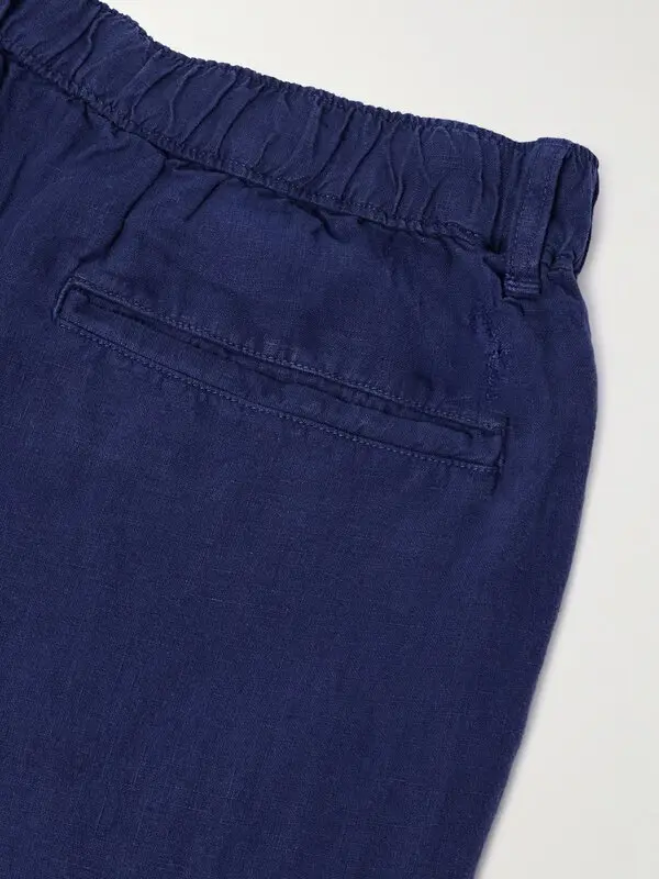 Polo Ralph Lauren Straight-leg Pleated Linen Trousers
